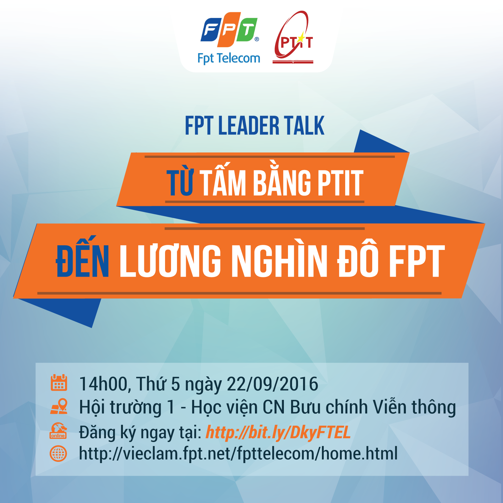 “Từ tấm bằng PTIT đến Lương nghìn đô tại FPT”